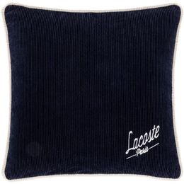 Lacoste Dekokissen &raquo;LVETVET&laquo; Gesticktes Logo auf der Vorderseite Baumwolle B/L: 45cm x 45cm, 1 Stk.