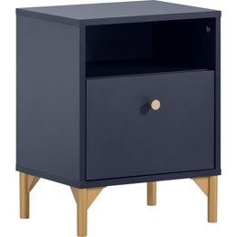 Schildmeyer Nachttisch &raquo;Alfa, Nachttisch, Made in Germany, B: 40 cm&laquo; Solide Verarbeitung - Dieses Produkt ist in Deutschland gefertigt blau B/H/T: 40,3cm x 53,2cm