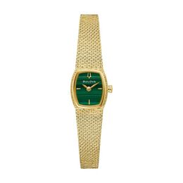 Bulova Damen Quarzuhr &raquo;Goddess of Time&laquo; Armbanduhr, Damenuhr, Edelstahlarmband, analog gold Einheitsgr&ouml;&szlig;e