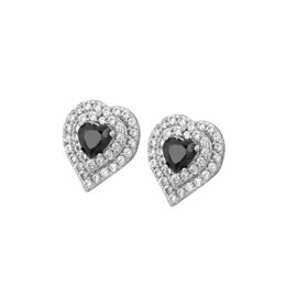 NAEMI Ohrringe Damen Gr&ouml;&szlig;e One Size schwarz / silber