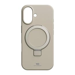 White Diamonds Smartphone-H&uuml;lle &raquo;Cover "Mag Urban Stand Case" f&uuml;r Apple iPhone 17&laquo; Smartphones Kratzschutz beige Aluminium, Silikon