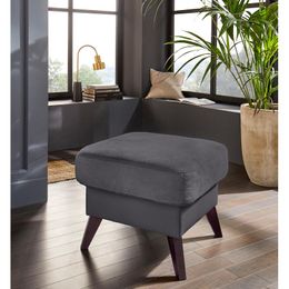exxpo - sofa fashion Hocker &raquo;Samso&laquo; braun B/H/T: 57cm x 47cm x 57cm, Webvelours Premium, Hocker