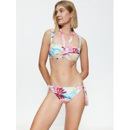 Triumph Bikini-Hose "Summer Fleur" in Rosa/ Bunt - 44% | Gr&ouml;&szlig;e 40 | Damen-bademode
