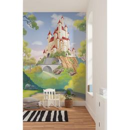 Komar Kindertapete &raquo;Disney Princess Snow White Castle&laquo; bedruckt glatt bunt Vlies B/L: 200m, Rollen: 1