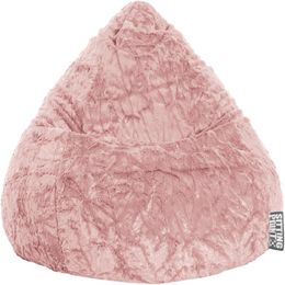 MAGMA Sitzsack &raquo;BeanBag FLUFFY L&laquo; 1 Stk. tlg. rosa Bezug: 100% Polyester B/H/T: 90cm