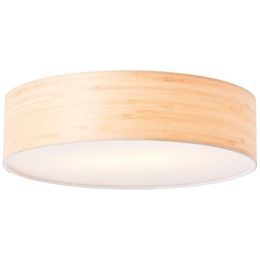Brilliant Deckenleuchte &raquo;Romm&laquo; E27 1 Stk. 38cm holz hell/wei&szlig; wei&szlig; 2, &Oslash; 38cm H: 10cm, 1 Stk.