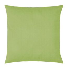 Pad Dekokissen &raquo;LEDA&laquo; 100% Baumwolle gr&uuml;n Baumwolle B/L: 40cm x 40cm, 1 Stk.