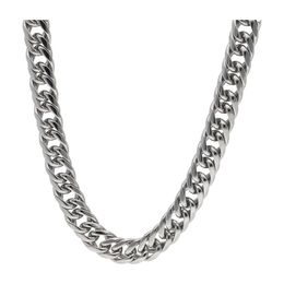 Firetti Herren Panzerkette &raquo;Schmuck Geschenk Edelstahl Halsschmuck Halskette 9,6 mm breit&laquo; silber Edelstahl, L: 60 B: 9,6mm