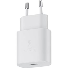 Samsung USB-Ladeger&auml;t &raquo;Starterkit f&uuml;r Galaxy A57 Charger + Case + Glas&laquo; wei&szlig; Kunststoff Schutz des Rahmens und der R&uuml;ckseite vor Kratzern und St&ouml;&szlig;en