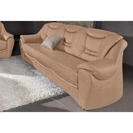 Sit & More sit&more 3-Sitzer &raquo;Benson&laquo; braun Primabelle -Microfaser;NaturLeder (in Sitz und R&uuml;cken, Korpus in passendem Kunstleder);Luxus-Microfaser;Luxus-
