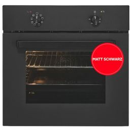 Exquisit Backofen &raquo;EBE367-U-120 mattschwarz&laquo; Perfekt f&uuml;r den Alltag &ndash; einfach backen, grillen & Aufl&auml;ufe genie&szlig;en! Einheitsgr&ouml;&szlig;e Backofen