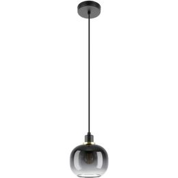 Eglo H&auml;ngeleuchte &raquo;OILELLA Pendellampe - Stahl - E27 - 1X40W - IP20&laquo; E27 1 Stk. H&auml;ngelampe, Deckenlampe, Wohnzimmer, Esszimmer, H110 x &Oslash;19 cm 1, &Oslash; 