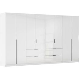 OTTO home Dreht&uuml;renschrank &raquo;Kleiderschrank Schrank Garderobe AGORDO mit Dekor- oder Hochglanzfront&laquo; in zwei Griff-Farben, Breite 360 cm, mit 