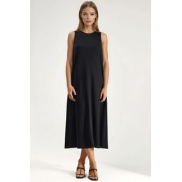 Modal Touch Entspanntes Midi-Kleid mit Taschen