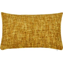 done. Dekokissen &raquo;Twist&laquo; Geflochtene Optik gold Polyester B/L: 40cm x 60cm, 1 Stk.