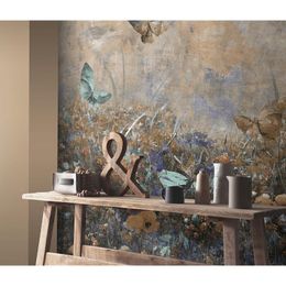 Fashion for walls Fototapete &raquo;Magic Meadow&laquo; floral glatt Phthalate frei beige Vlies B/L: 1,5m x 2,7m, Rollen: 1