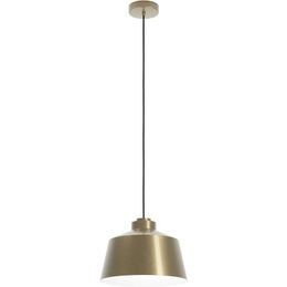 Eglo H&auml;ngeleuchte &raquo;SOUTHERY&laquo; E27 1 Stk. H&auml;ngeleuchte in gold und wei&szlig; aus Stahl - exkl. E27 - 40W gold &Oslash; 35cm H: 110cm, 1 Stk.