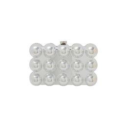 KRZY Clutch Damen Gr&ouml;&szlig;e One Size silber