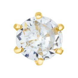 Amor Damen Single-Ohrstecker &raquo;, 2021581&laquo; mit Zirkonia (synth.) gold Gelbgold 375