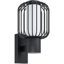 Eglo Wandleuchte &raquo;Ravello Wandlampe, Stahl und Kunststoff, Au&szlig;enlampe, E27, IP44, Lampe&laquo; E27 1 Stk. Wand-/Deckenleuchte - L16,5 x H27,5 x AL22,5cm - 