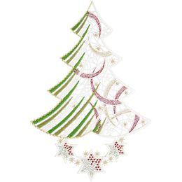 Fensterbild &raquo;Baum&laquo; Made in Germany bunt Polyester B/L: 21cm x 31cm