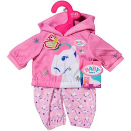 Baby Born Puppenkleidung &raquo;Einhorn Outfit 43 cm&laquo; rosa Einheitsgr&ouml;&szlig;e Puppenkleidung