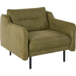 OTTO home Sessel &raquo;Nordfyn&laquo; edles Design in 3 Bezugsqualit&auml;ten gr&uuml;n Struktur weich (100% Polyester);Luxus-Microfaser Lederoptik (100% Polyester);100% 