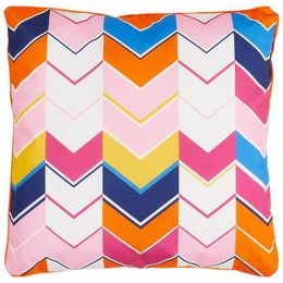 ANDIAMO Dekokissen &raquo;Helia, Kissenh&uuml;lle mit F&uuml;llung&laquo; Sofakissen, modernes Design, eckig, 40x40, Outdoor geeignet rosa Obermaterial: 100% Polyester B/L: 40cm x 