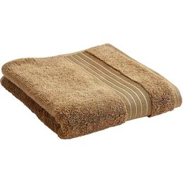 Christy Handt&uuml;cher &raquo;Organic&laquo; Luxus Handtuch 550g/m&sup2; - 100% Bio-Baumwolle, 50 x 90, 2er Set braun Walkfrottier, Obermaterial: 100% Baumwolle B/L: 50cmx90cm, 2 