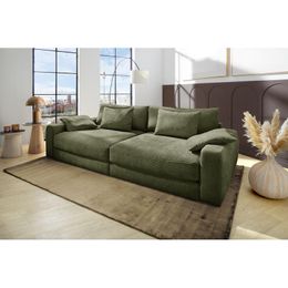 Jockenh&ouml;fer Big-Sofa &raquo;Milano XXL, B: 290 cm&laquo; mit Zierkissen, Relaxfl&auml;che 120x240 cm, Federkern gr&uuml;n Korpus: 100% Polyester;Kissen: 100% Polyester B/H/T: 290cm x 