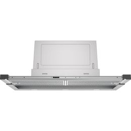 Siemens Flachschirmhaube &raquo;LI97RA561&laquo; Leiser iQdrive-Motor f&uuml;r mehr Ruhe & helles LED-Licht beim Kochen silber Geh&auml;use aus Edelstahl &uuml;berzeugt durch 