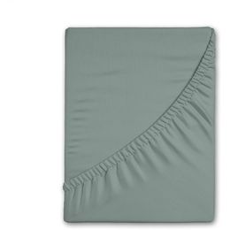 Good Morning Spannbettlaken &raquo;Flanell&laquo; Baumwolle, Flanell, Biber, Rundumgummi, 25 cm H&ouml;he gr&uuml;n Flanell, Obermaterial: 100% Baumwolle B/L: 180cm x 220cm