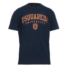 Dsquared2 - Cool Fit Varsity - T-Shirt in Dunkelmarineblau