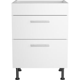 Optifit Herdumbauschrank &raquo;Klara&laquo; Breite 60 cm wei&szlig; Holzwerkstoff wei&szlig;, B/H/T: 60cm x 87cm x 58,4cm