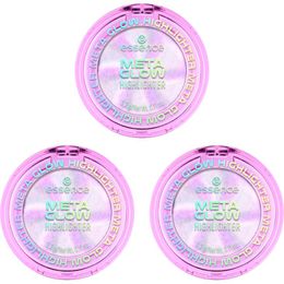 Essence Damen Highlighter &raquo;META GLOW HIGHLIGHTER&laquo; mit Duo-Chrome-Effekt lila 9,6 g