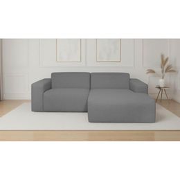 OTTO home Ecksofa &raquo;Koa, 228 cm, L-Form, Modulsofa in Cord, Chenille, Struktur, Webstoff&laquo; Designsofa, weicher Lounge-Sitzkomfort, Welleunterfederung, 