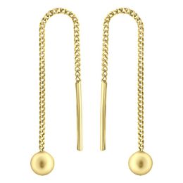 Firetti Damen Paar Ohrh&auml;nger &raquo;Schmuck Geschenk Gold 333 Ohrschmuck Durchzieher Kugel&laquo; gold Gelbgold 333