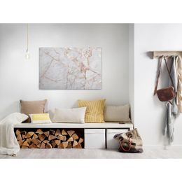 A.S. Cr&eacute;ation Leinwandbild &raquo;Grey Light Marble&laquo; Kunst Marmor 1 Stk. tlg. Marmoroptik Marmor Keilrahmen Leinwand-Bild Wohnzimmer modern Wandbild wei&szlig; Holz, Stahl B/H/