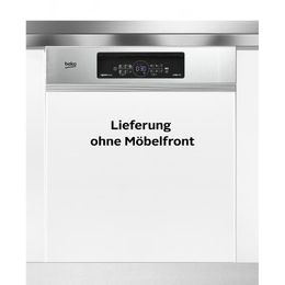 Beko teilintegrierbarer Geschirrsp&uuml;ler &raquo;BDSN36462XP&laquo; 8,5 l 14 tlg. Ma&szlig;gedecke Sehr ger&auml;uscharm mit einer Lautst&auml;rke von bis zu 38 dB SilentWash - 