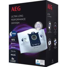 AEG Staubsaugerbeutel &raquo;s-bag Megapack f&uuml;r AEG VX9 GR210SM&laquo; 5l F&uuml;llmenge wei&szlig; Einheitsgr&ouml;&szlig;e Staubsaugerbeutel
