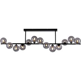 Sch&ouml;ner Wohnen Kollektion SCH&Ouml;NER WOHNEN-Kollektion LED Deckenleuchte &raquo;DUBAI&laquo; G9 1 Stk. Warmwei&szlig; SCH&Ouml;NER WOHNEN Kollektion, Rauchgl&auml;ser 13, H: 34cm, 1 Stk.