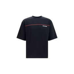Dsquared2 Dsquared&sup2; Schwarzes Baumwoll-T-Shirt
