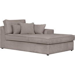 OTTO home Ottomane &raquo;Enid&laquo; einzeln stellbar oder als Teil eines Modulsofas, fester Sitzkomfort grau 100% Polyester B/H/T: 130cm x 75cm, Cord, Ottomane 