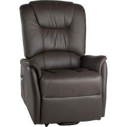 Duo Collection TV-Sessel &raquo;Messina XXL bis 150 kg belastbar, mit elektrischer Aufstehhilfe&laquo; Relaxfunktion und Taschenfederkern mit Stahlwellenunterfederung braun 