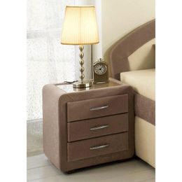 Maintal Nachtkommode Made in Germany braun B/H/T: 48cm x 50cm x 43cm