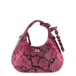 Ganni Fuchsia Taschen aus recyceltem Polyester