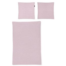 Irisette Bettw&auml;sche &raquo;Easy 8514&laquo; 2 Stk. pflegeleicht rosa Seersucker, Obermaterial: 100% Baumwolle B/L: 155cm x 220cm, 1 Stk., 1 Stk., Seersucker, B/L: 80cm x 