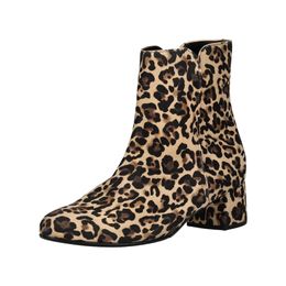 Gabor Ankle Boots female size 40 Beige / Dark brown / Black