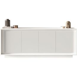 Home Affaire Sideboard &raquo;Sky, B/T 207/50 cm, Kommode/Anrichte/Stauraumschrank, 4 T&uuml;ren&laquo; Softclosing, Korpus & Front 22 mm stark, Rahmen-Optik 