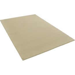 MERINOS Teppich &raquo;Montana&laquo; rechteckig 20 mm H&ouml;he Kurzflor, Uni-Farben, besonders weich beige Kunstfaser B : 200cm 1 Stk., 20mm, L: 290cm